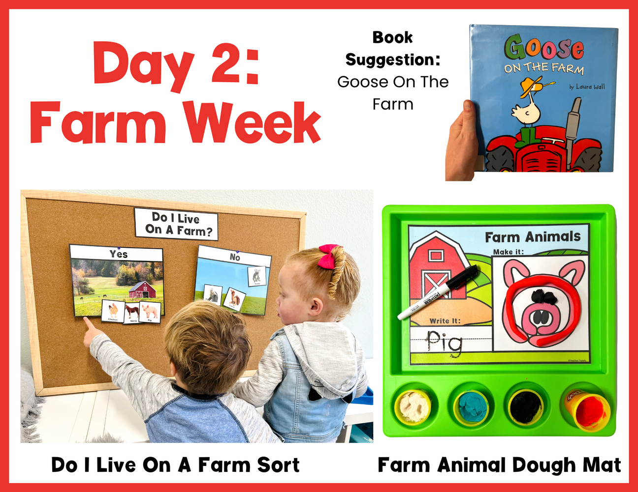 Farm Theme Preschool Activities Weekly Curriculum – Preschool Packets