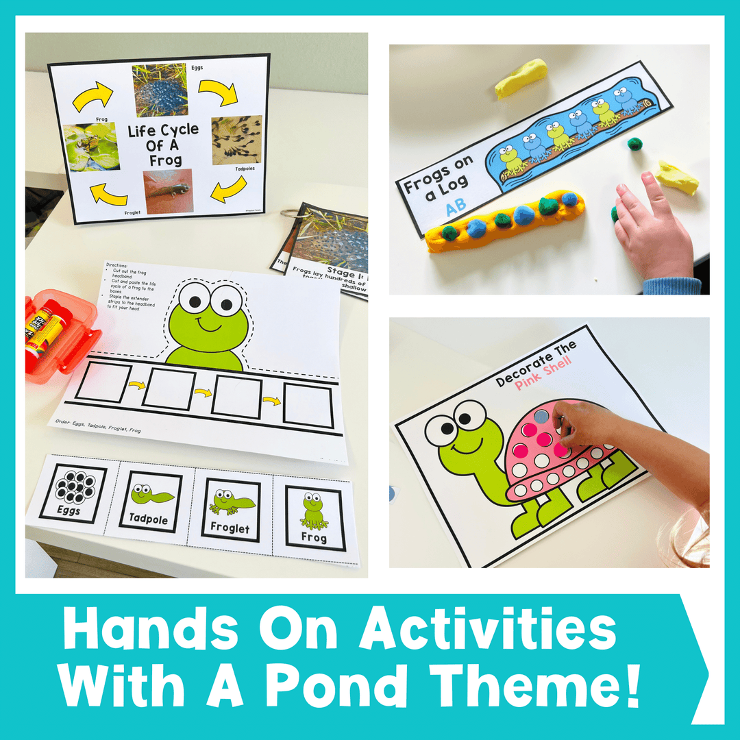 Pond Activities Preschool Weekly Themed Curriculum – Preschool Packets
