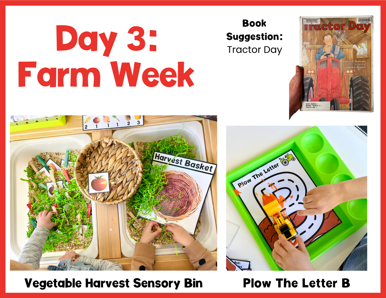 Farm Theme Preschool Activities Weekly Curriculum – Preschool Packets