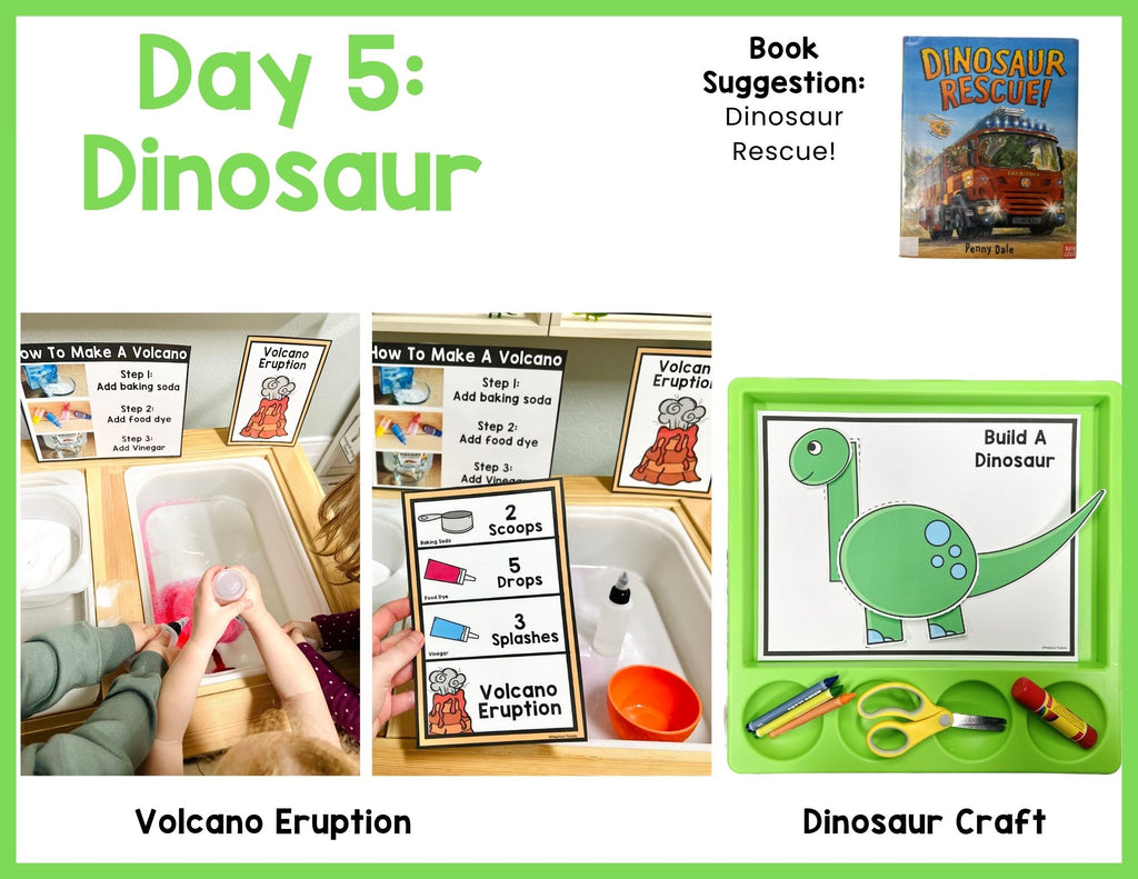 Setting up a Dinosaur Dig Dramatic Play – Preschool Packets